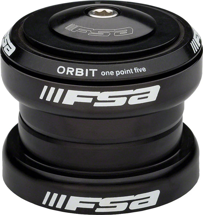 FSA Orbit DL 1.5R Reducer Headset 1.5 to 1-1/8Black – Sprung